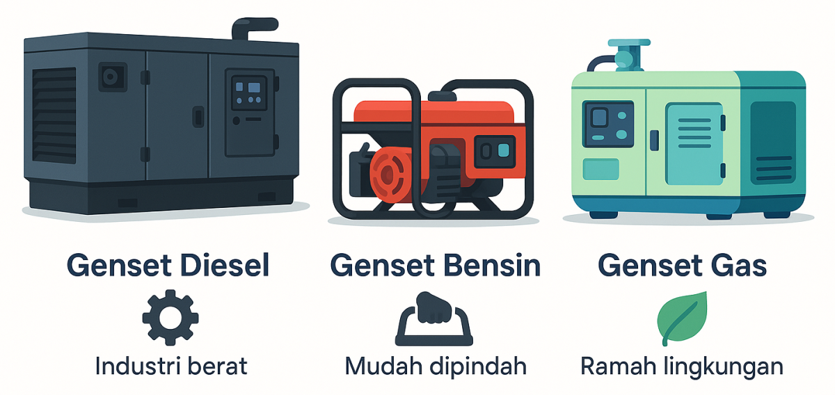 Jenis-jenis Genset: Dari Genset Diesel hingga Genset Gas - Megatech ...